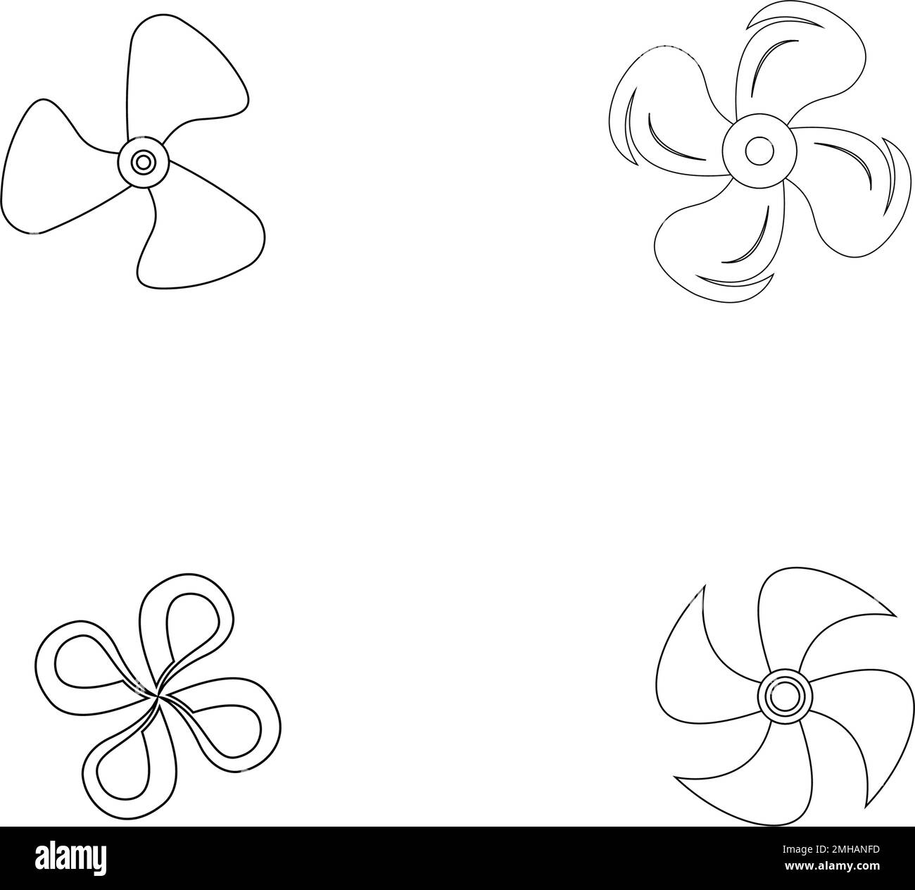 wind fan logo illustration design Stock Vector Image & Art - Alamy