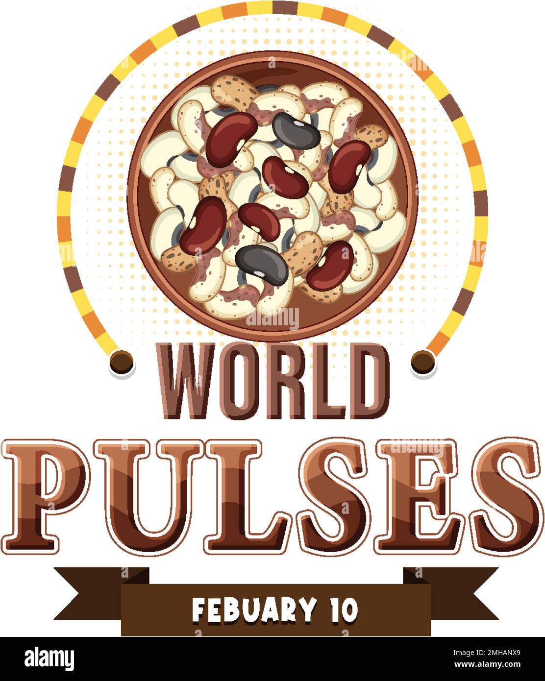 World Pulses Day Banner Design illustration Stock Vector Image & Art ...