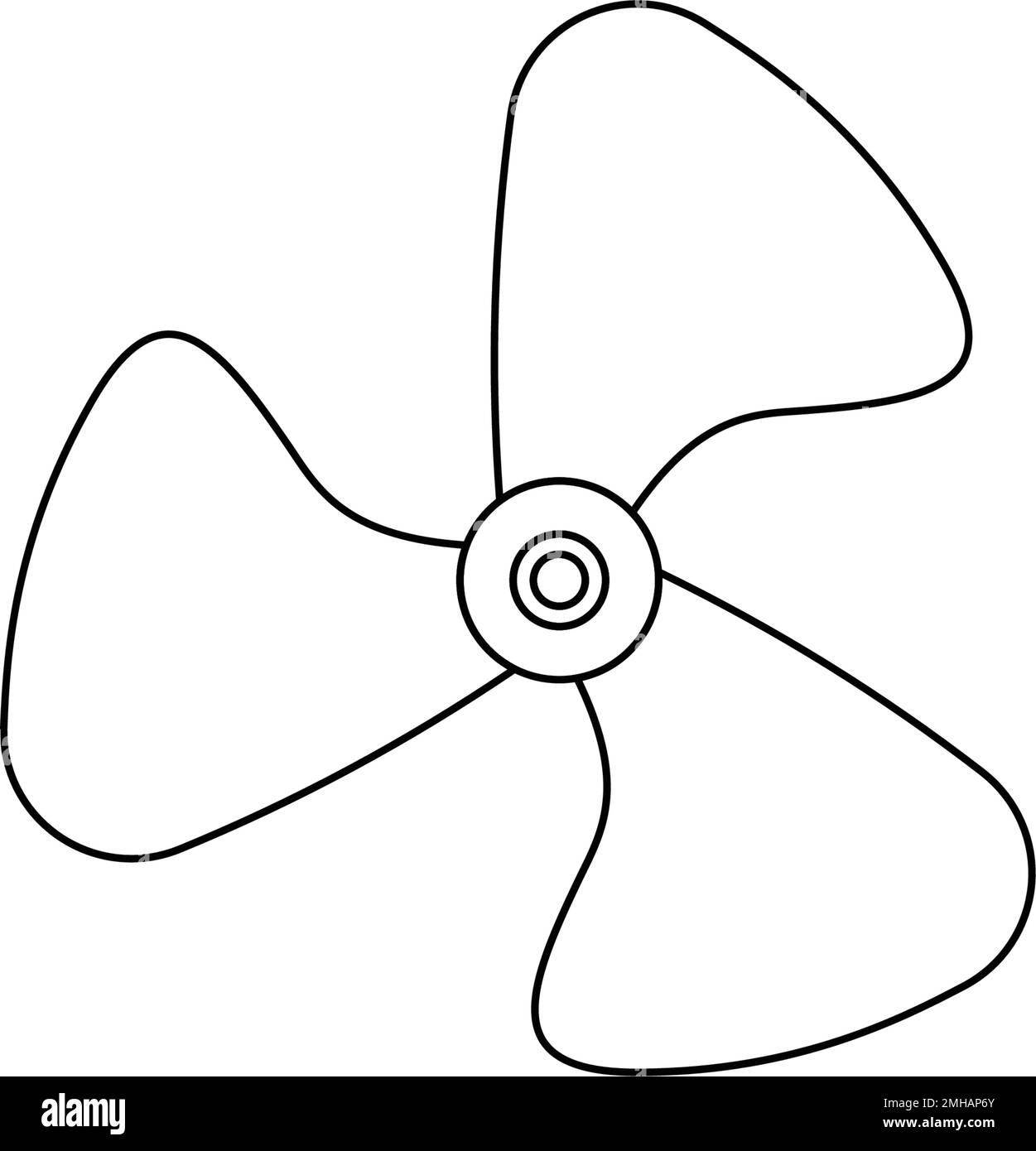 wind fan logo illustration design Stock Vector Image & Art - Alamy