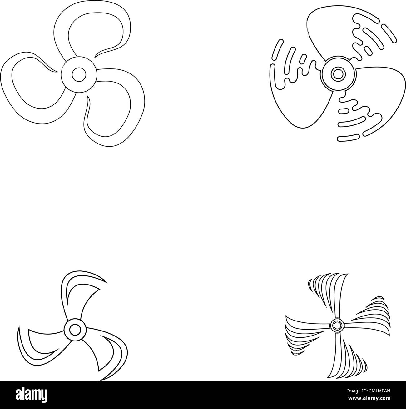 wind fan logo illustration design Stock Vector Image & Art - Alamy