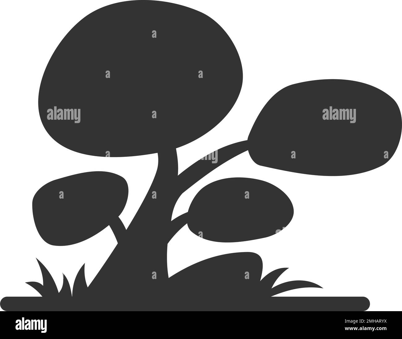 Nature trees Logo template Icon Illustration Brand Identity.Isolated ...