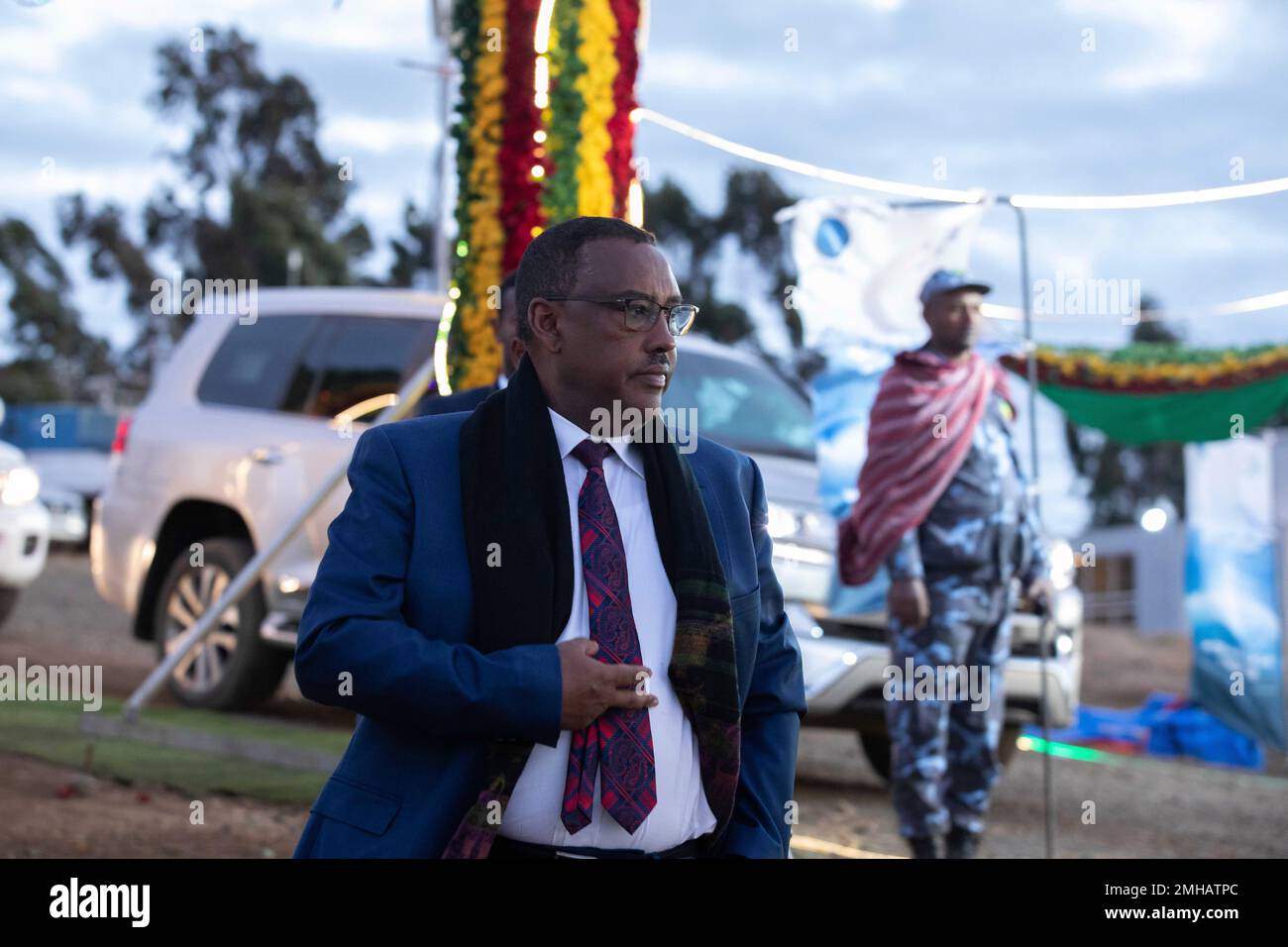 Demeke Mekonnen, deputy prime minister of Ethiopia, arrives for the ...