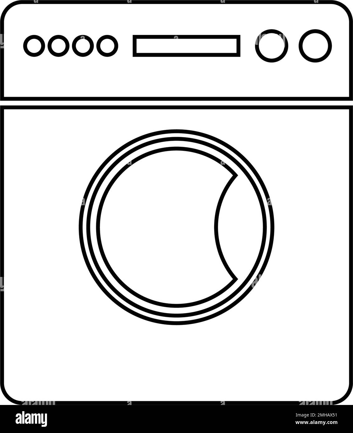 washing machine logo illustration design Stock Vector Image & Art - Alamy