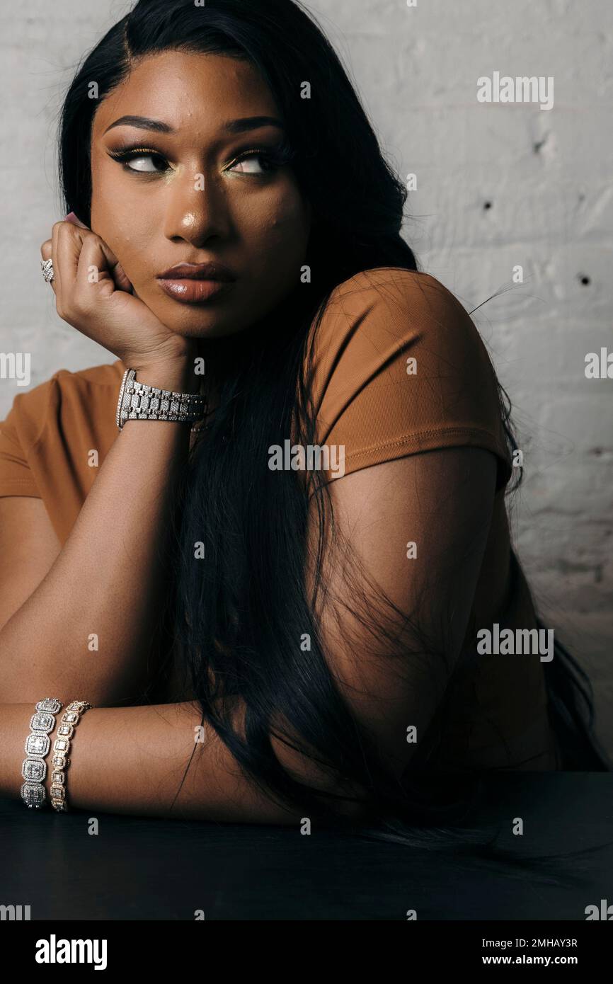 This Nov. 20, 2019 photo shows singer Megan Thee Stallion during a ...