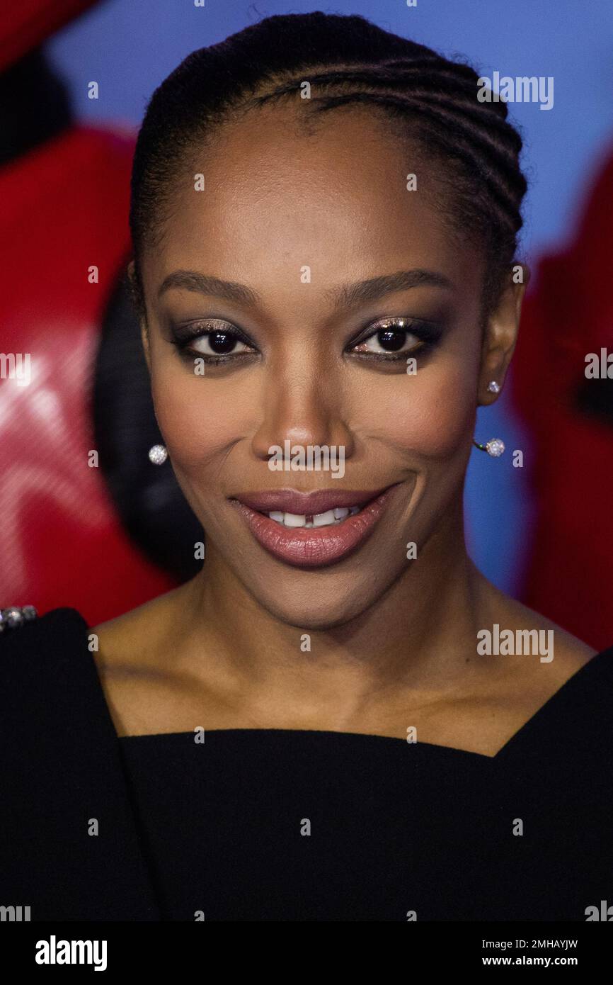 Naomi Ackie poses for photographers upon arrival at the premiere for ...