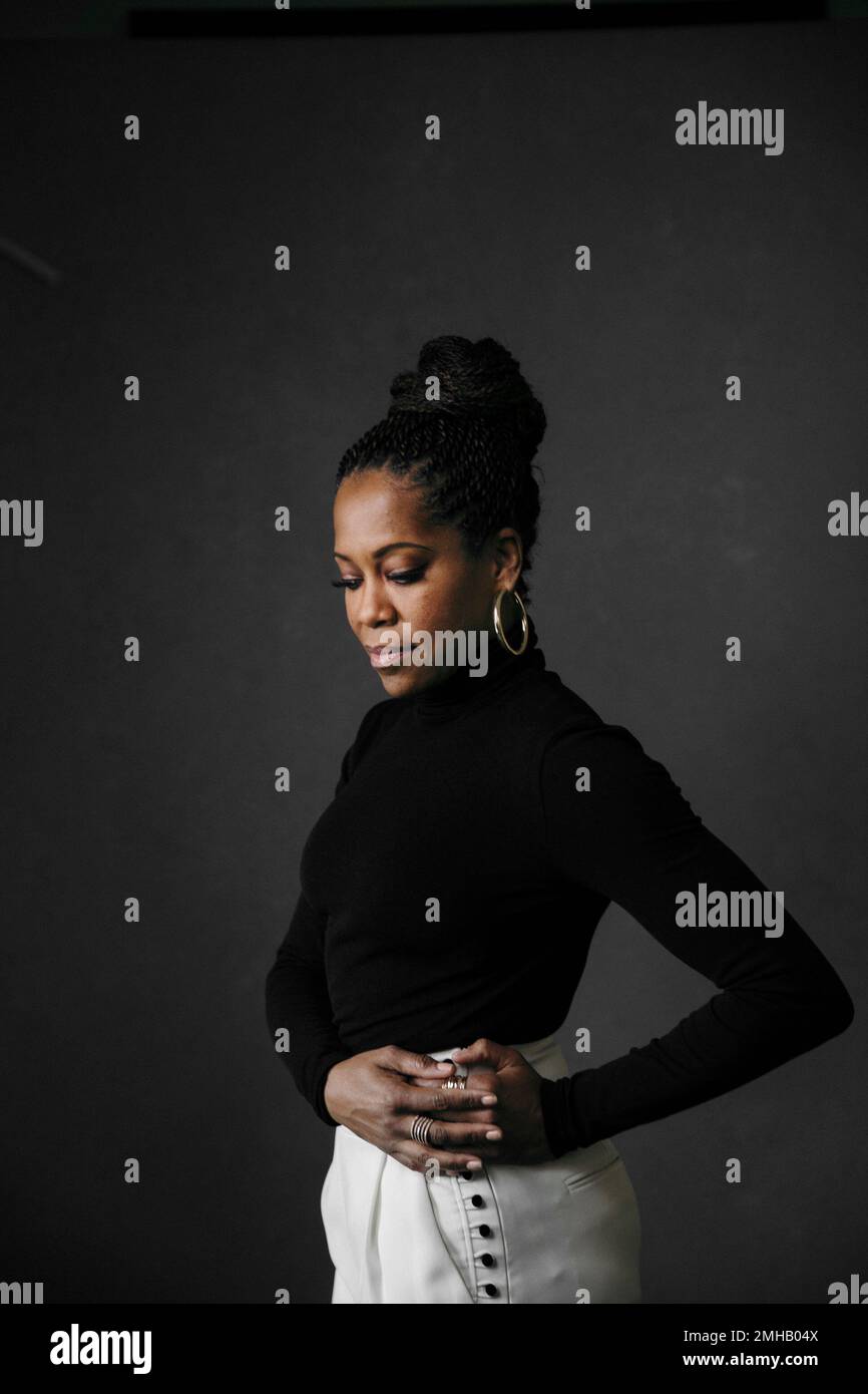 This Feb. 13, 2019 photo shows actress Regina King posing for a ...
