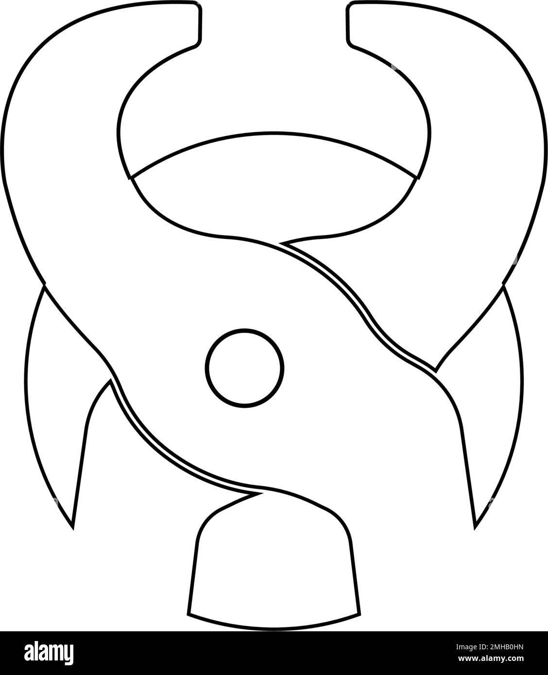 pincers logo stock illustration design.pincers work industry mechanical ...