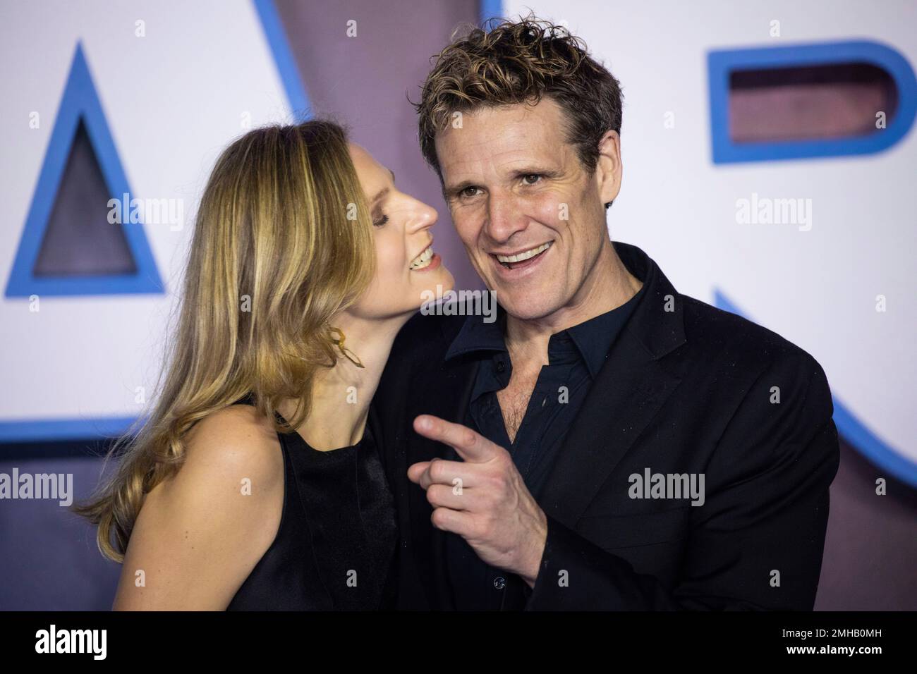 James Cracknell and Jordan Connell pose for photographers upon arrival ...
