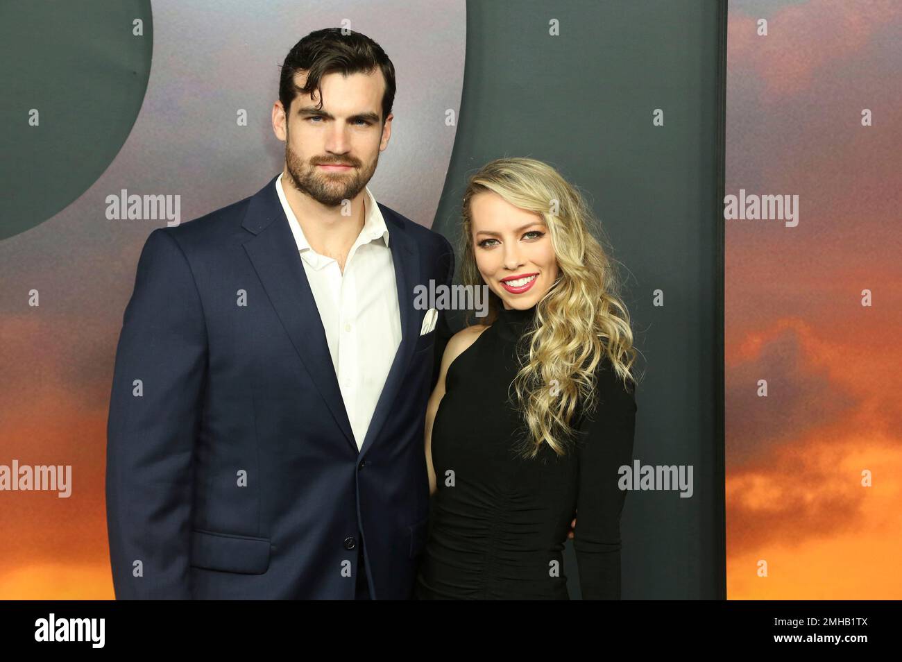 Caleb Alexander Smith, left, and Lindsay McCormick arrive at the Los ...
