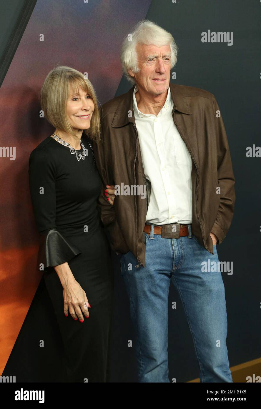 James Ellis Deakins, left, and Roger Deakins arrive at the Los Angeles ...
