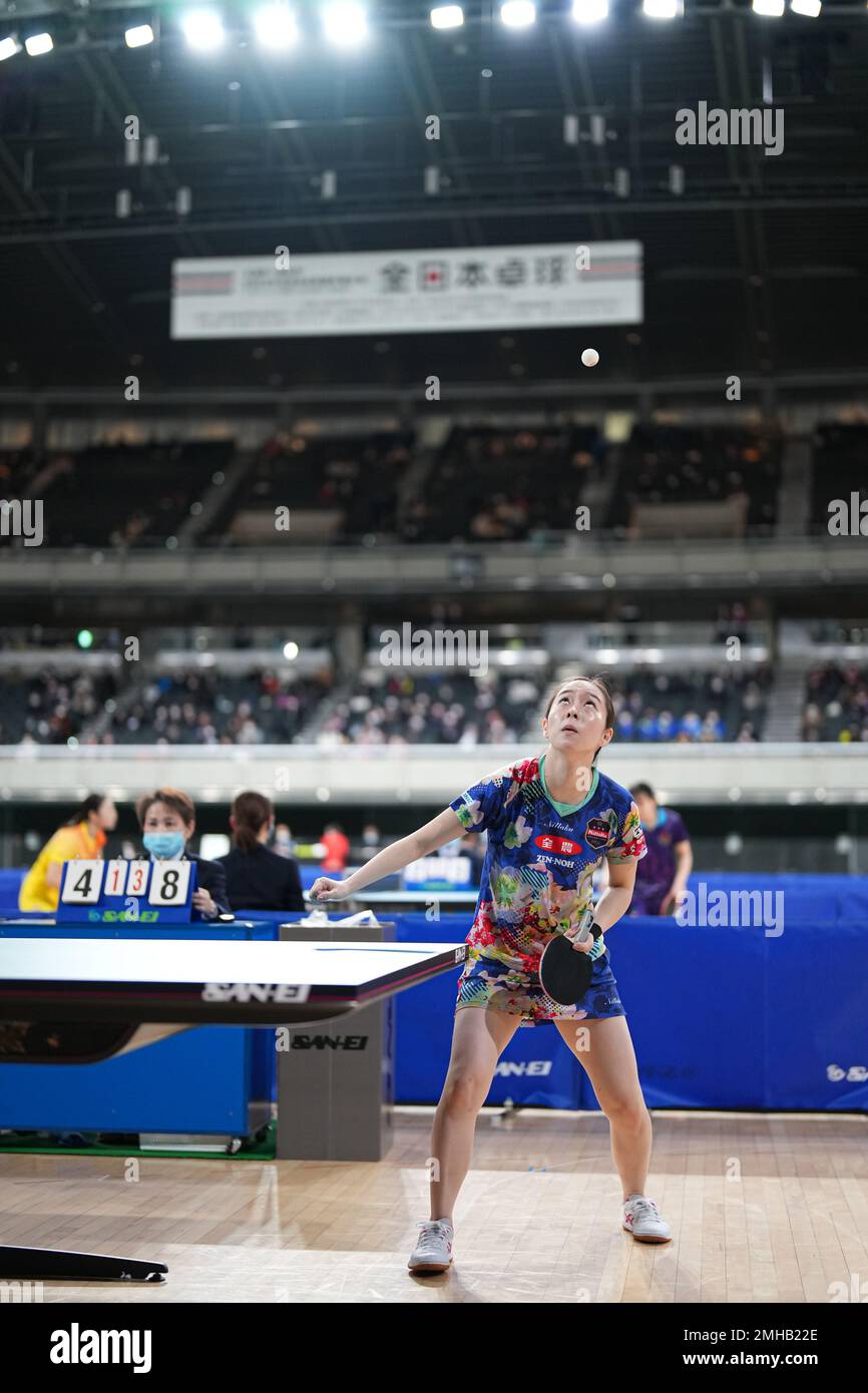 Tokyo, Japan. 26th Jan, 2023. Kasumi Ishikawa Table Tennis : All Japan ...