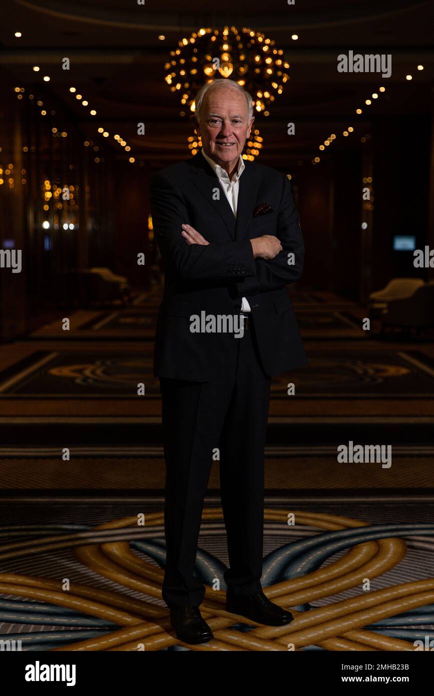 President of Emirates Sir Tim Clark poses for a portrait in Melbourne ...