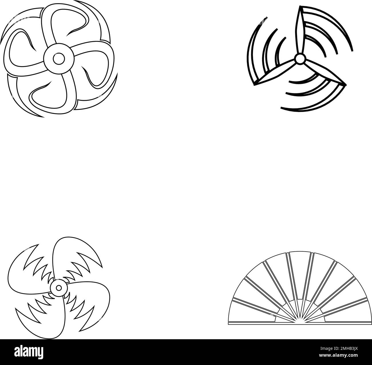 wind fan logo illustration design Stock Vector Image & Art - Alamy