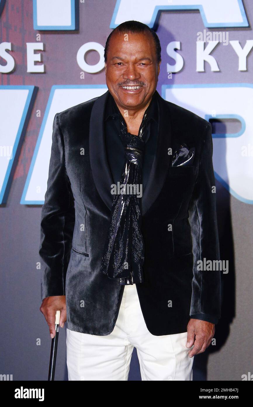 Actor Billy Dee Williams poses for photographers upon arrival at the ...