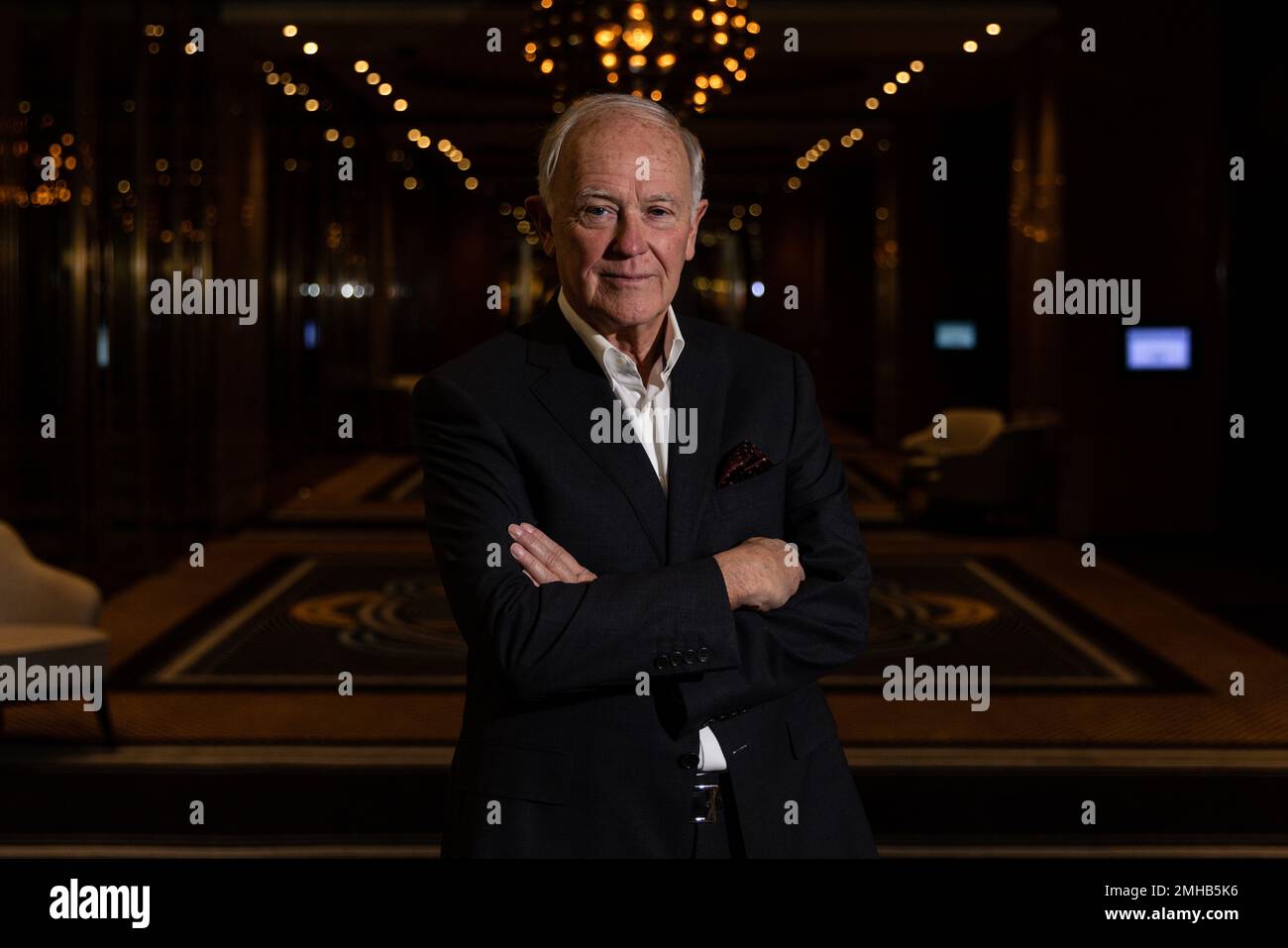 President of Emirates Sir Tim Clark poses for a portrait in Melbourne ...