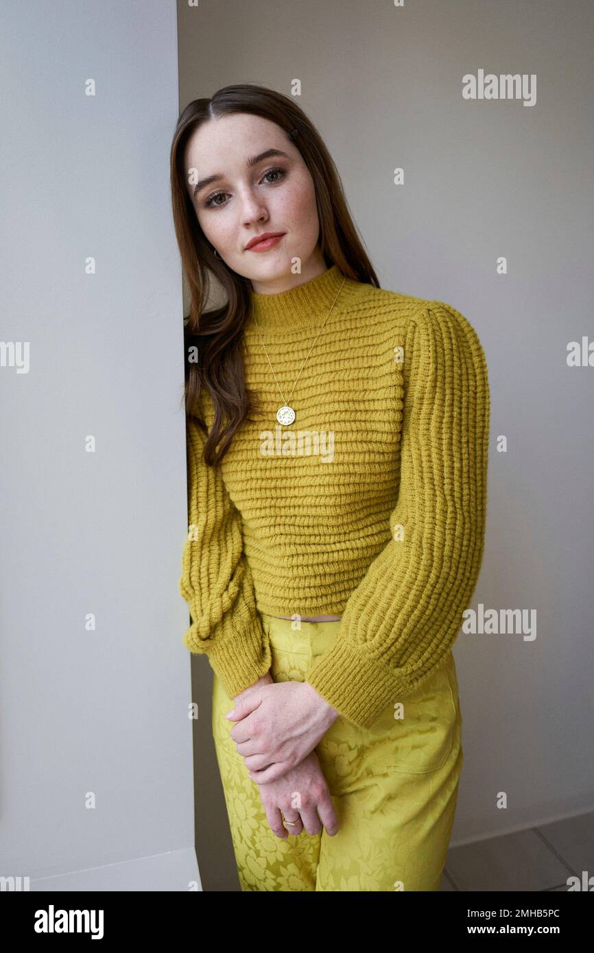This Sept. 9, 2019 photo shows actress Kaitlyn Dever posing for a ...