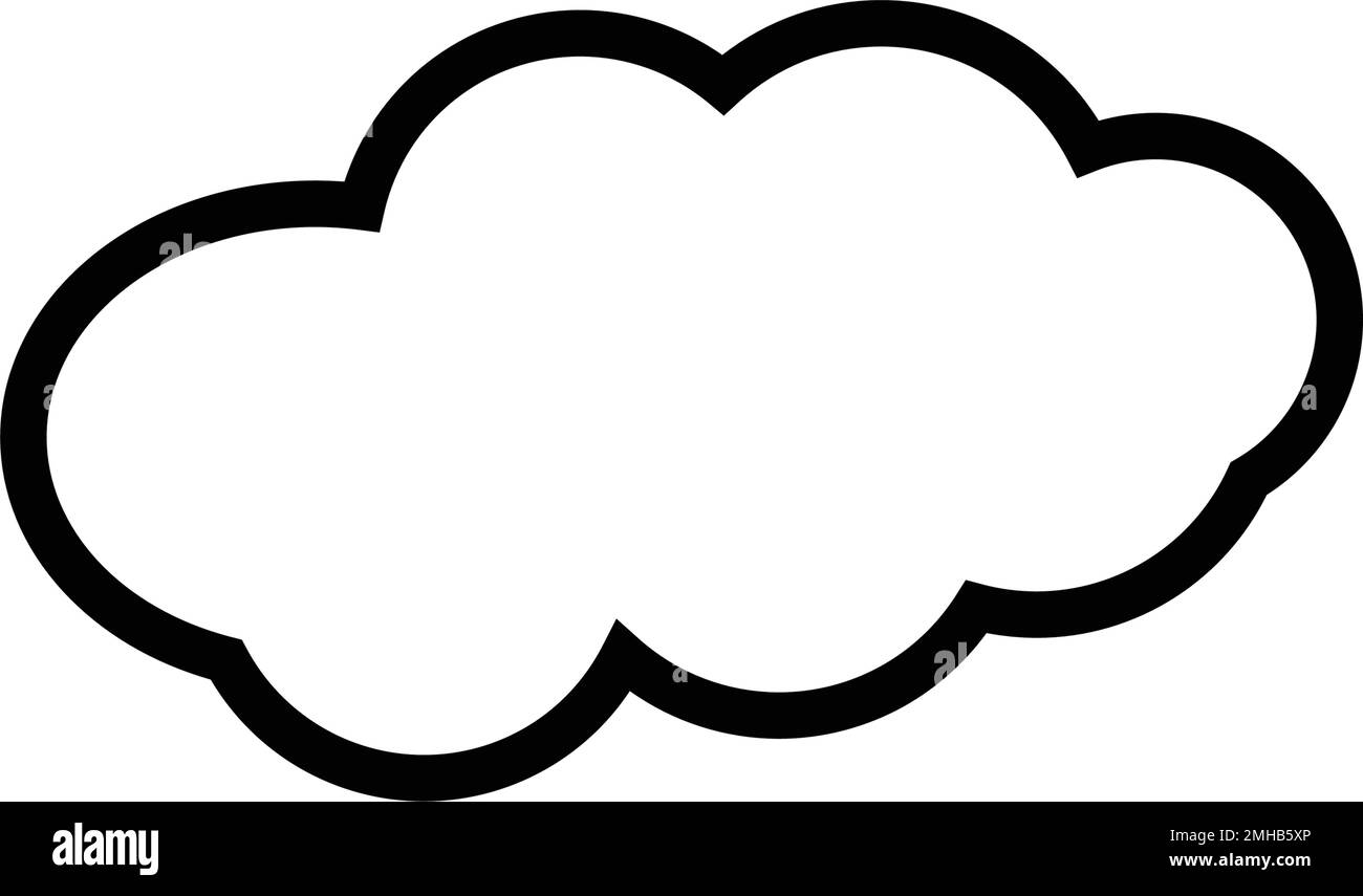 cloud logo vector icon template Stock Vector Image & Art - Alamy