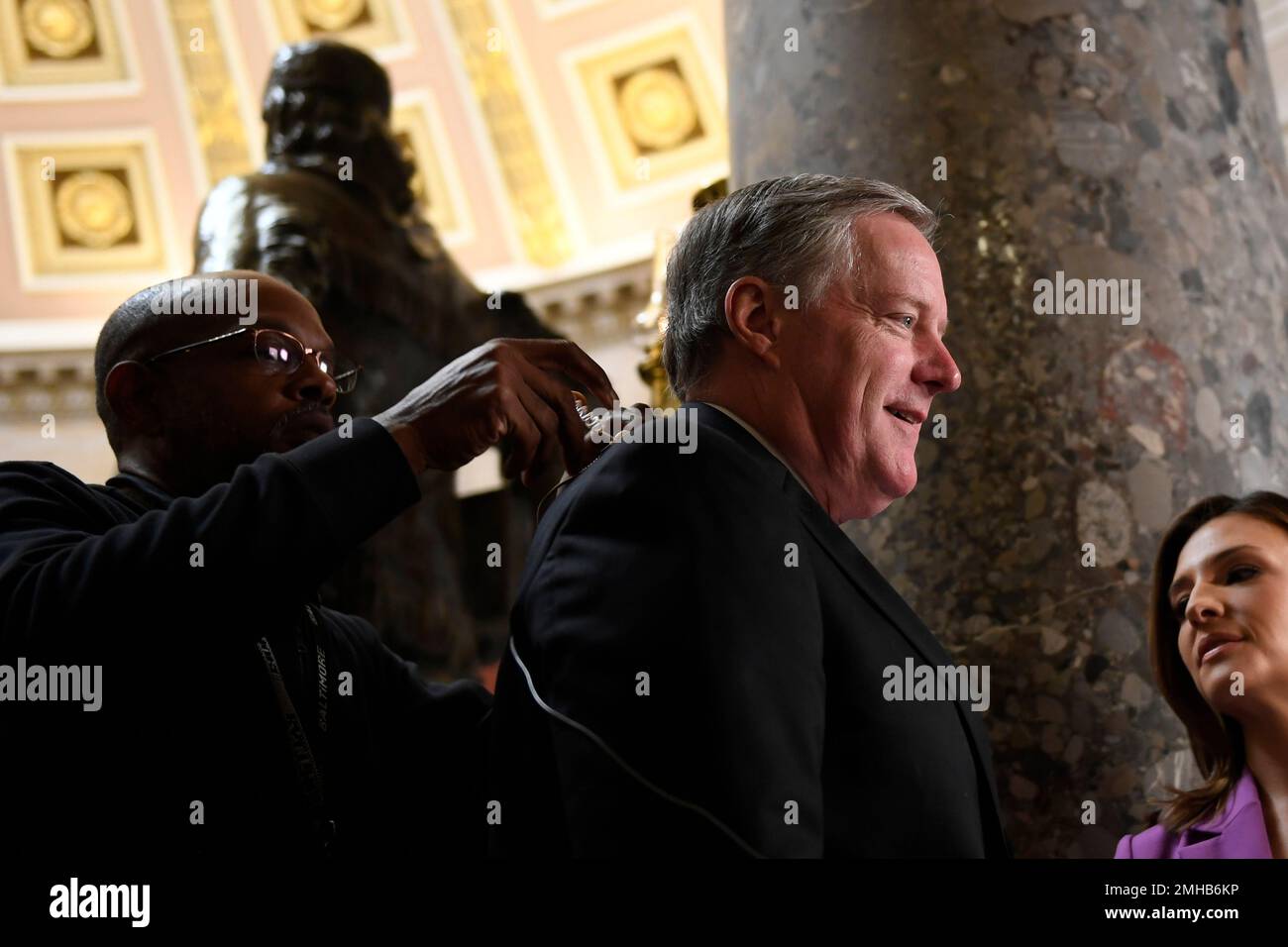 Rep. Mark Meadows, R-N.C., prepares to speak to reporters on Capitol ...