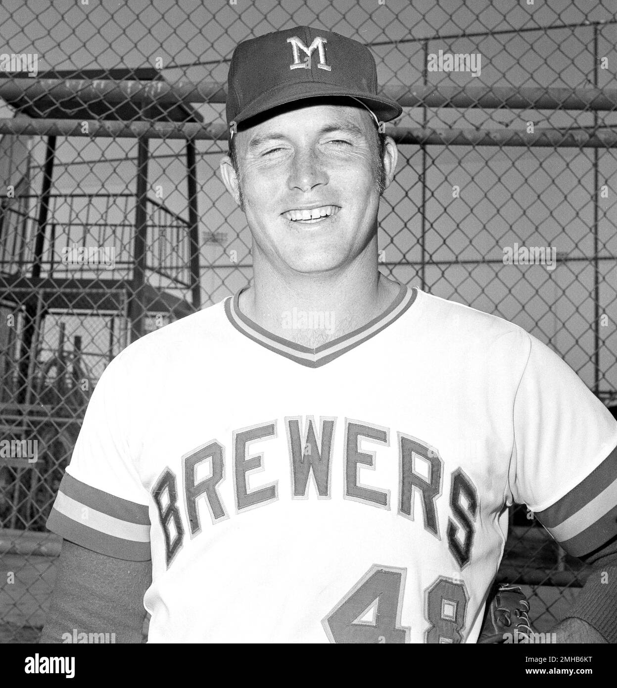 Milwaukee Brewers pitcher Jim Colborn is pictured, March 6, 1973. (AP ...