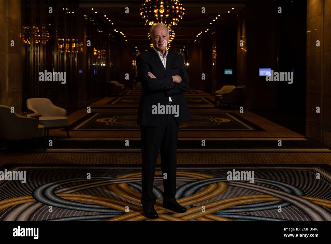 President of Emirates Sir Tim Clark poses for a portrait in Melbourne ...