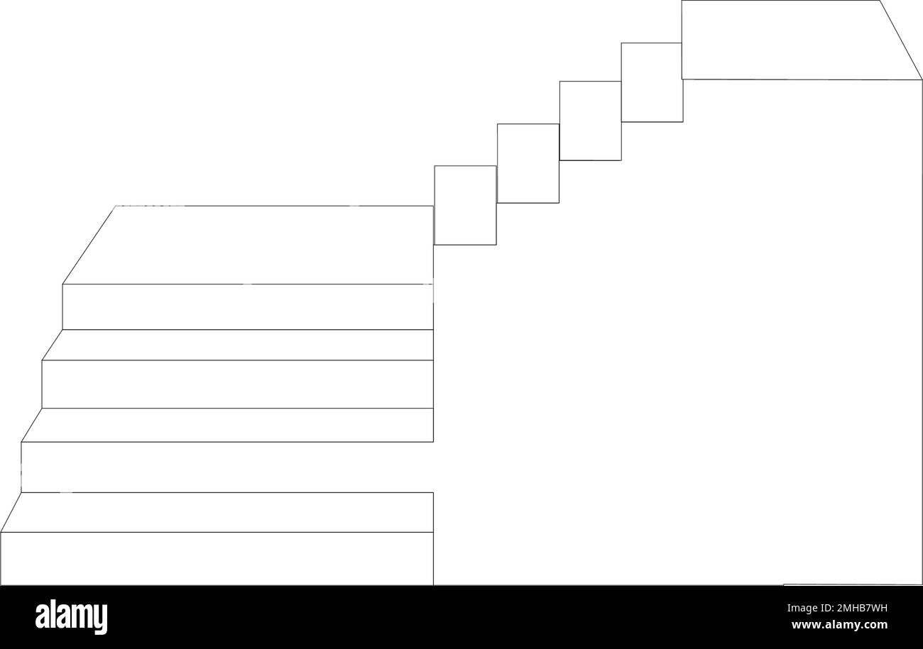 stairs logo stock illustration design Stock Vector Image & Art - Alamy