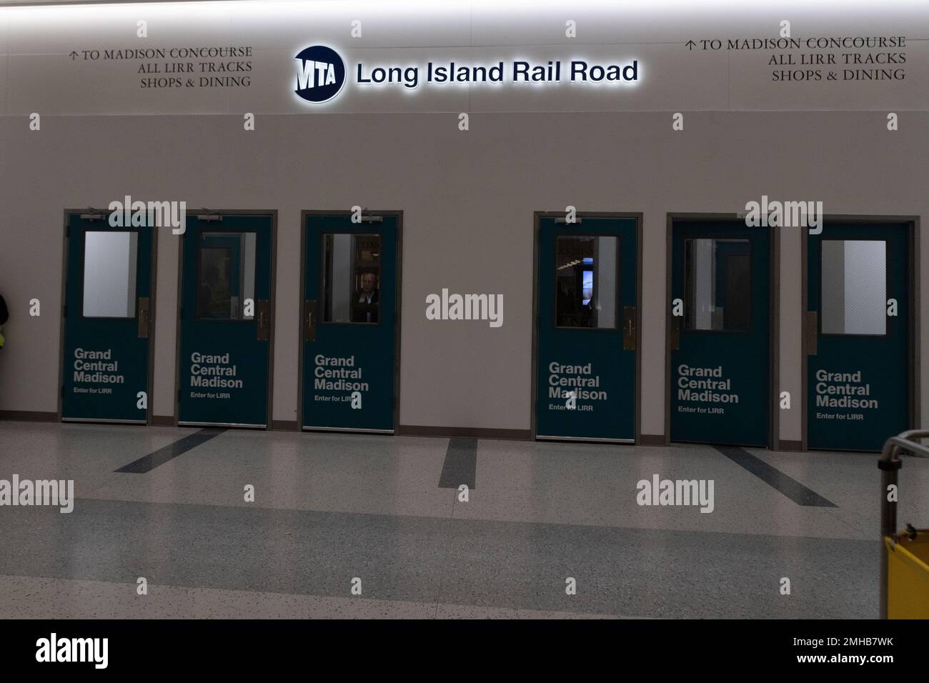 New York, USA. 26th Jan, 2023. View of the new Long Island Rail Road ...