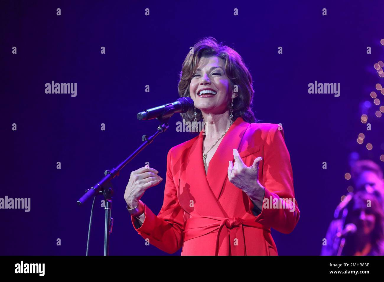Amy Grant performs at Christmas at the Ryman at Ryman Auditorium, on ...