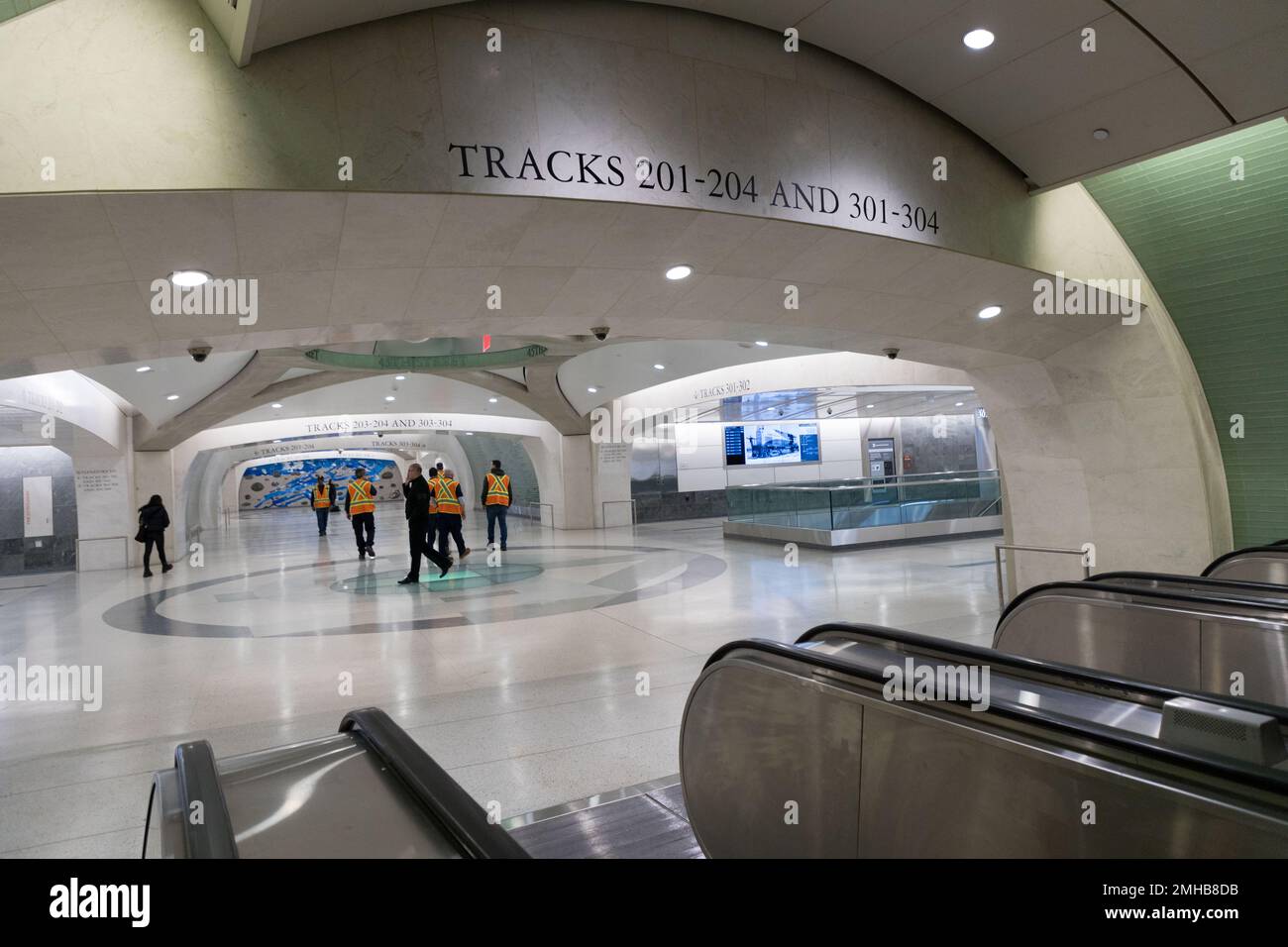 New York, USA. 26th Jan, 2023. View of the new Long Island Rail Road ...