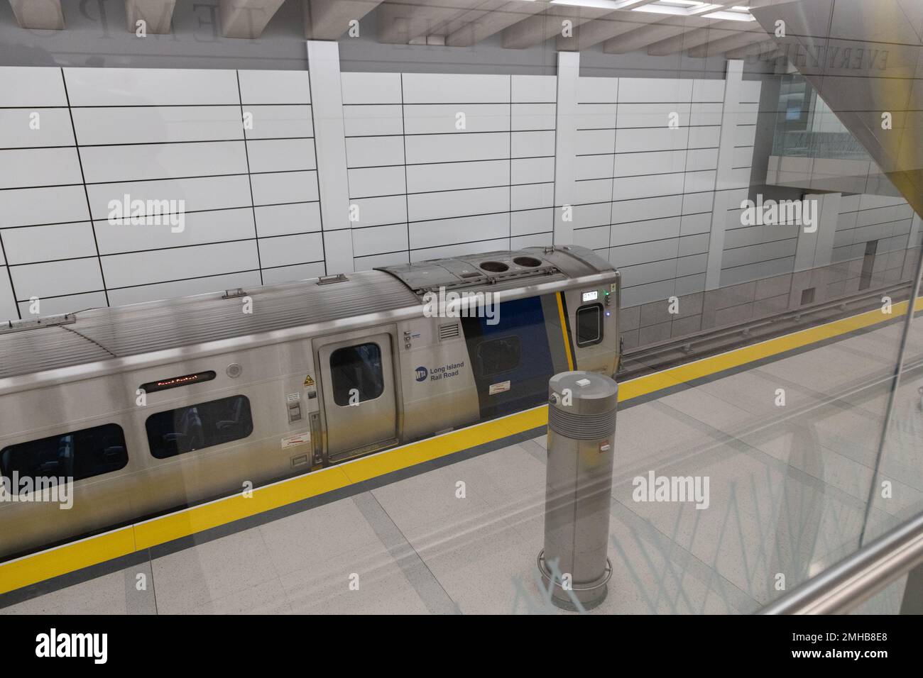 New York, USA. 26th Jan, 2023. View of the new Long Island Rail Road ...