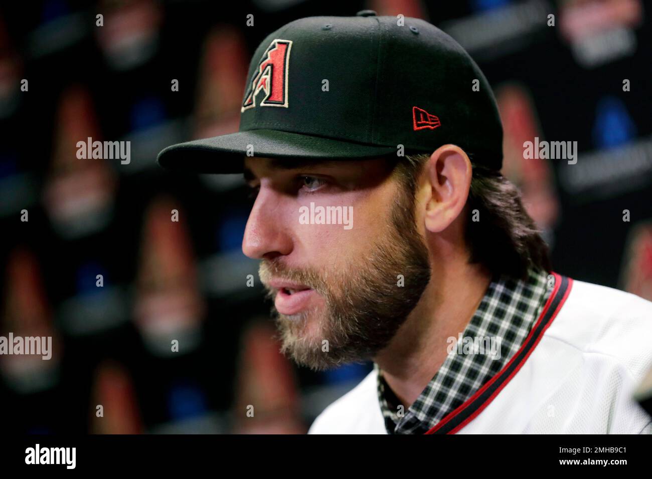 Newly acquired Arizona Diamondbacks pitcher Madison Bumgarner speaks ...