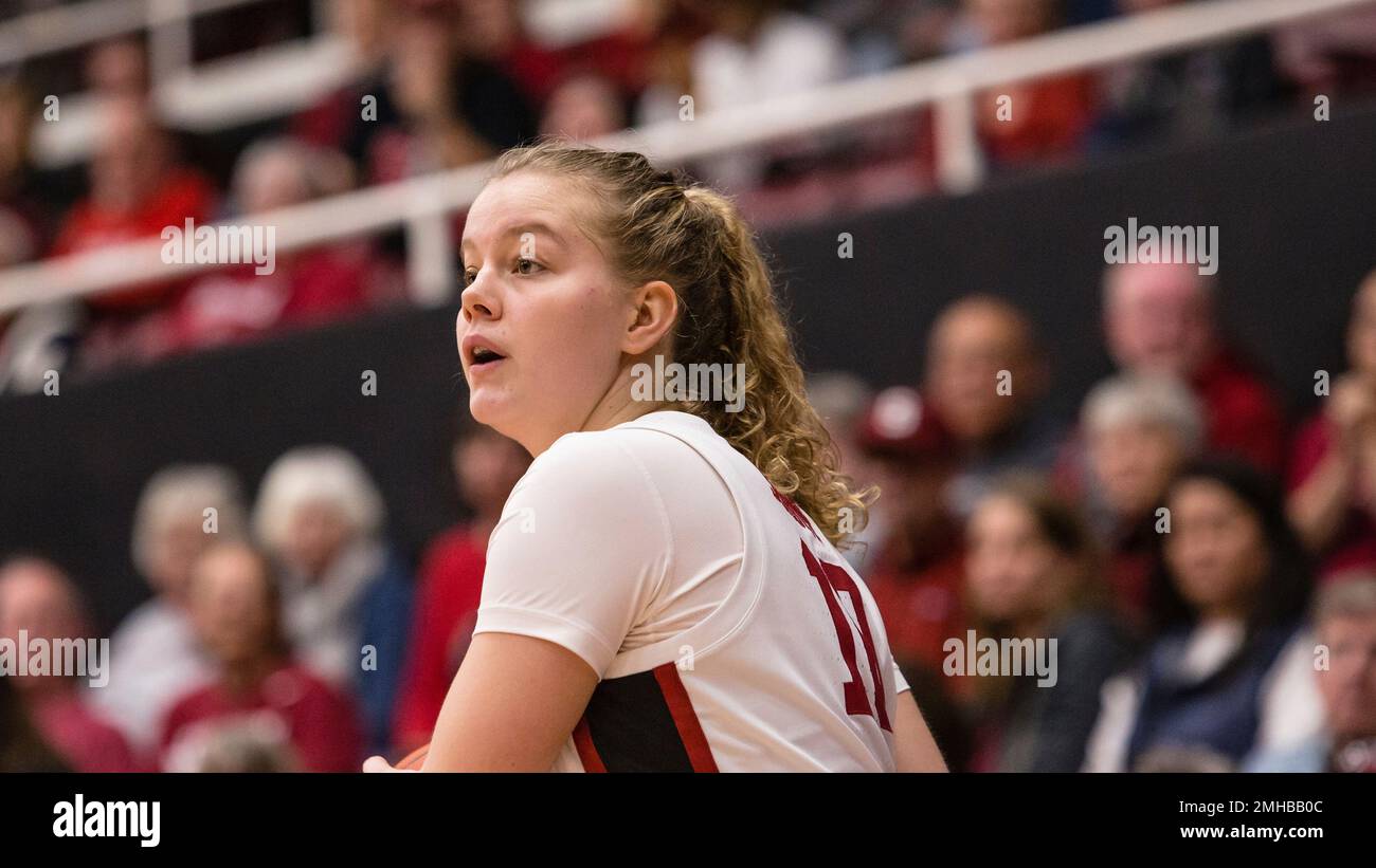 Stanford's Alyssa Jerome during an NCAA women's basketball game on ...