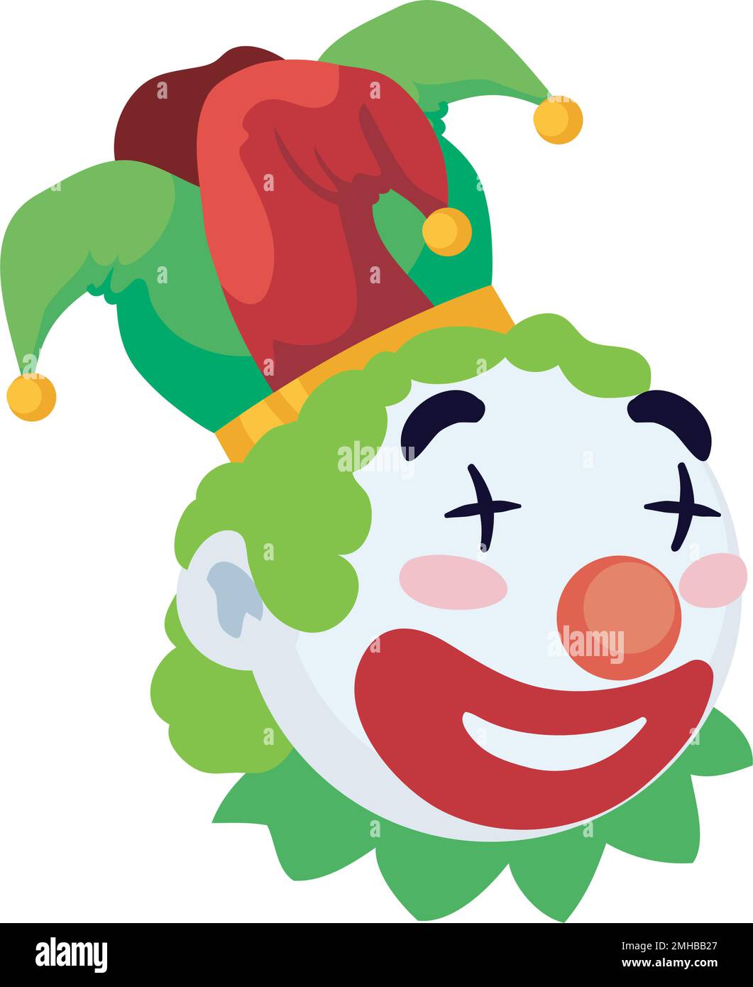 colored jester design Stock Vector Image & Art - Alamy