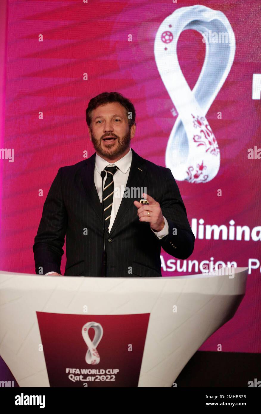 Alejandro Dominguez, head of the South American soccer governing body ...