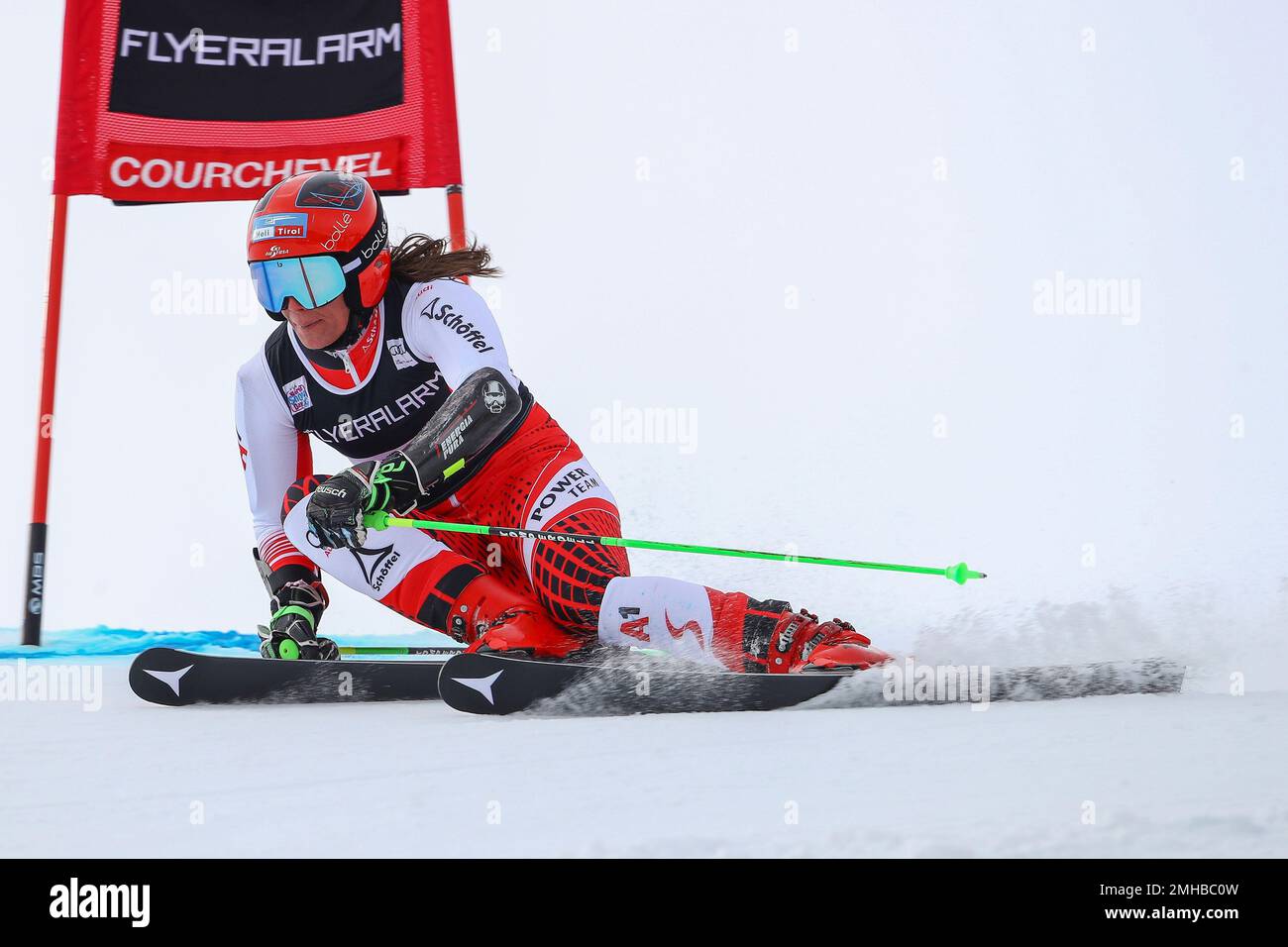 Austria's Ricarda Haaser competes during an alpine ski, women's World ...