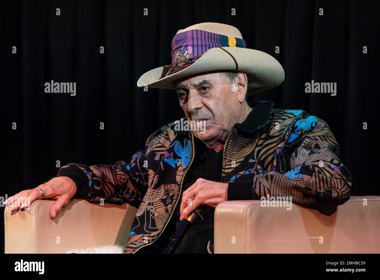 Molly Meldrum is seen during the 80th birthday of Ian “Molly” Meldrum ...