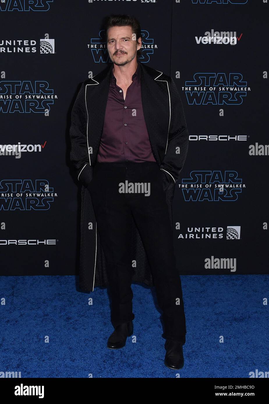 Pedro Pascal arrives at the world premiere of "Star Wars: The Rise of Skywalker" on Monday, Dec ...