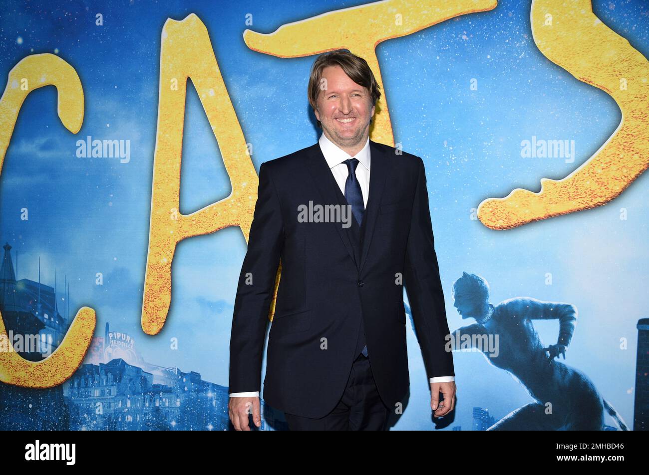 Director Tom Hooper attends the world premiere of "Cats" at Alice Tully ...