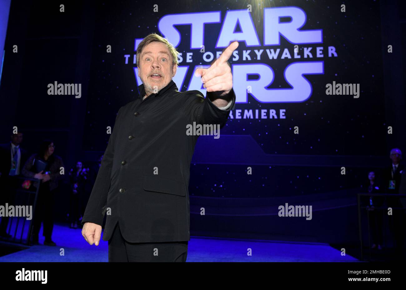Mark Hamill arrives at the world premiere of "Star Wars: The Rise of ...