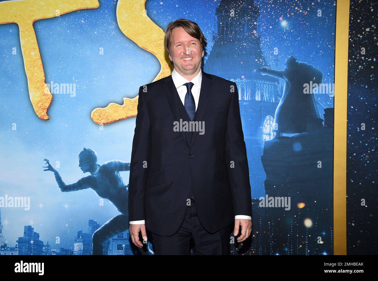 Director/producer/writer Tom Hooper attends the world premiere of "Cats ...