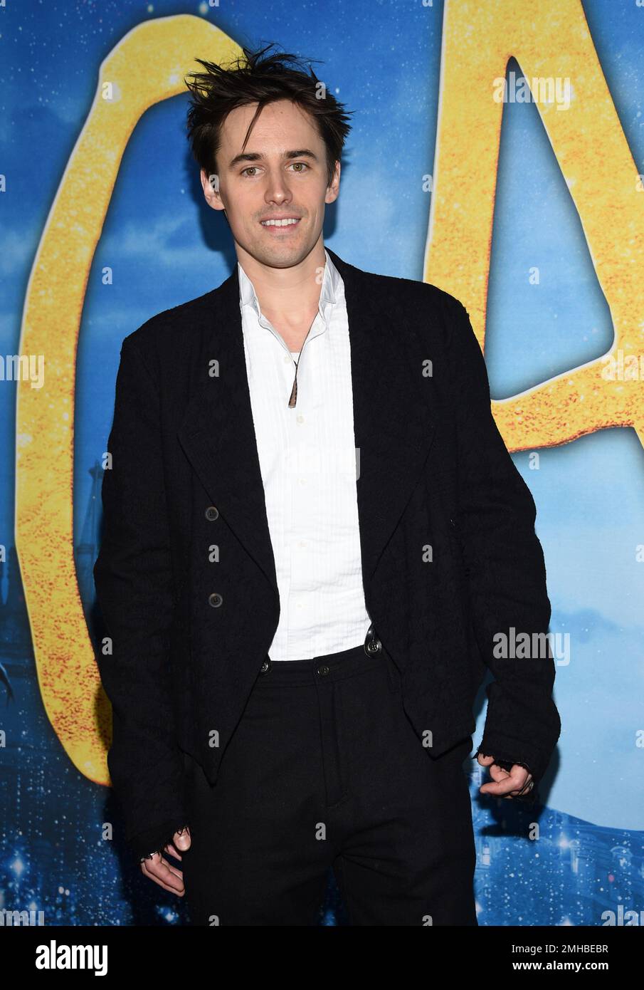 Reeve Carney attends the world premiere of "Cats" at Alice Tully Hall ...