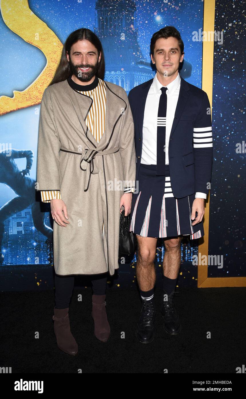 Jonathan Van Ness, left, and Antoni Porowski attend the world premiere ...