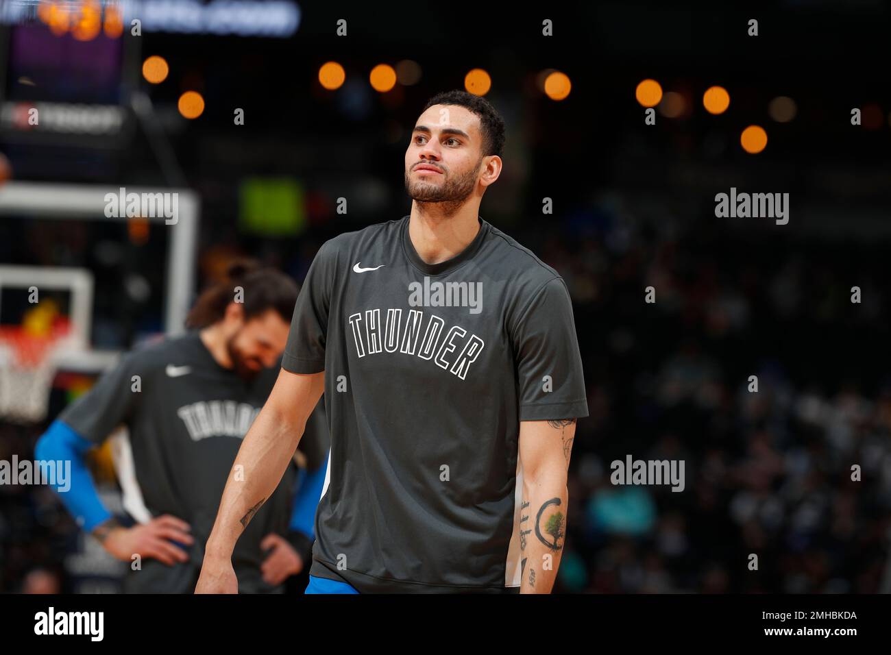 Oklahoma City Thunder forward Abdel Nader (11) in the first half of an ...