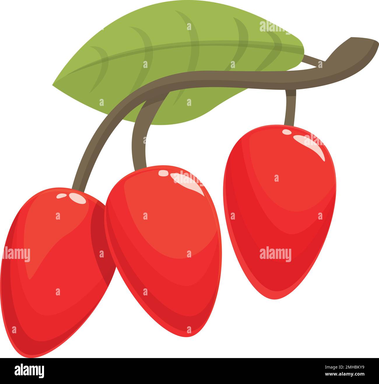 Farm rosehip icon cartoon vector. Forest food. Vitamin ripe Stock ...