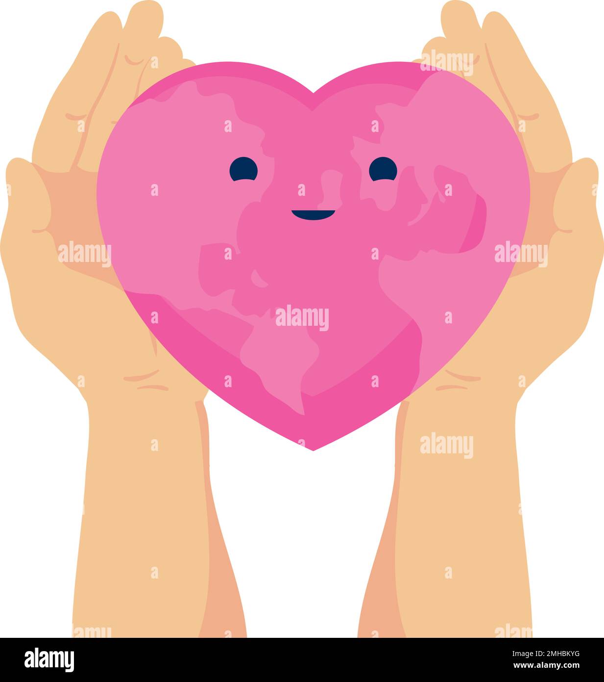 hands giving heart Stock Vector Image & Art - Alamy