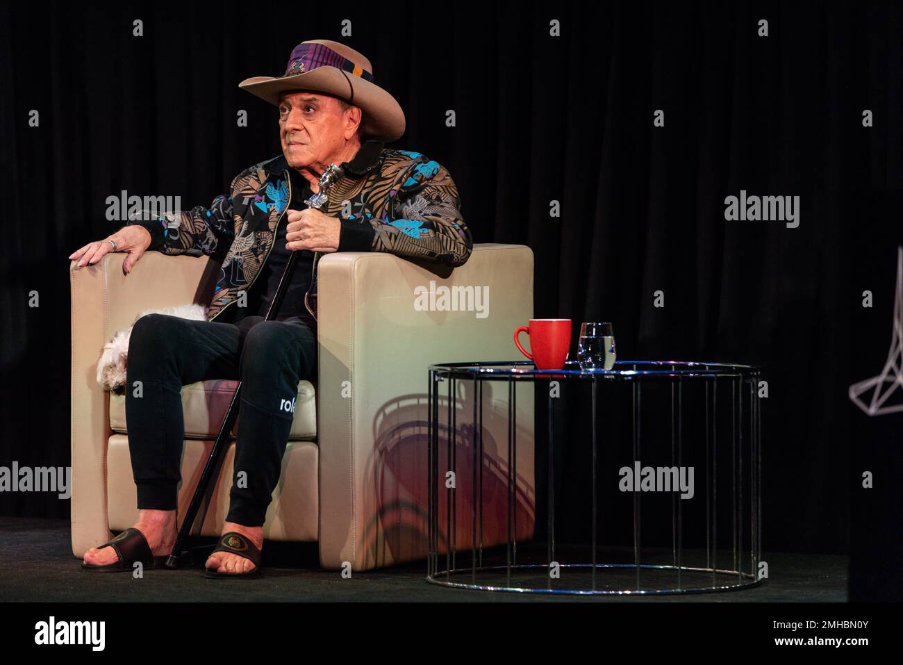 Molly Meldrum is seen during the 80th birthday of Ian “Molly” Meldrum ...