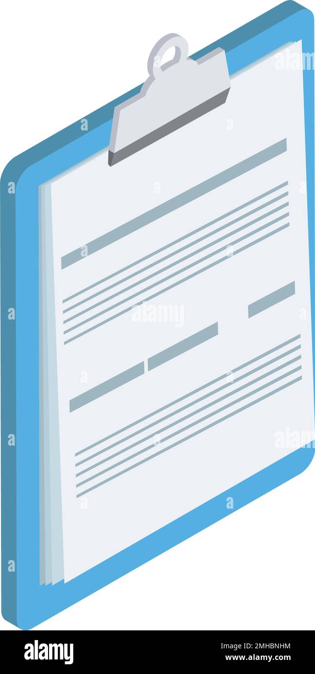 blue clipboard design Stock Vector Image & Art - Alamy