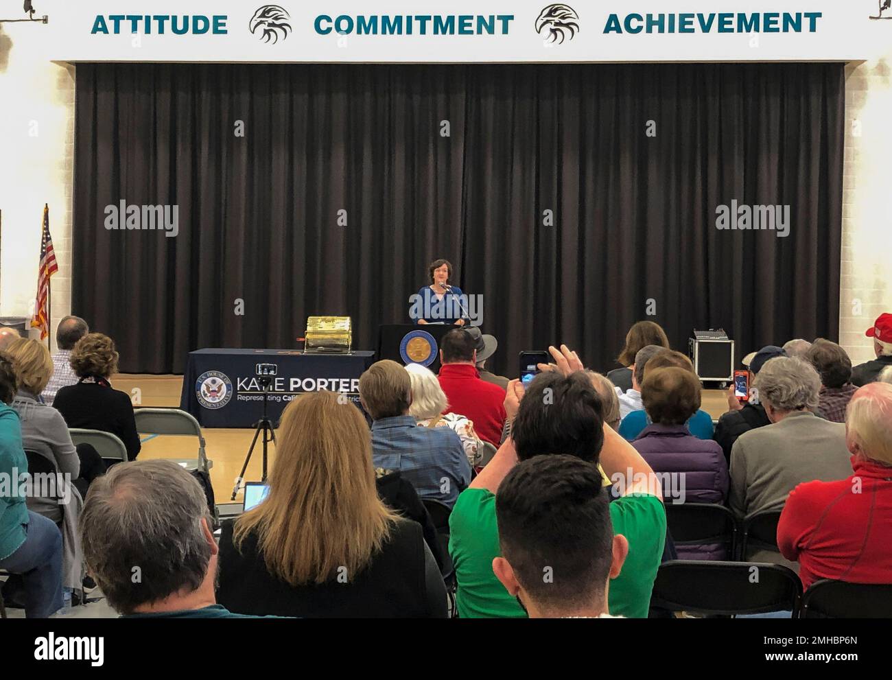 In this Saturday, Dec. 14, 2019, photo California Democratic Rep. Katie ...