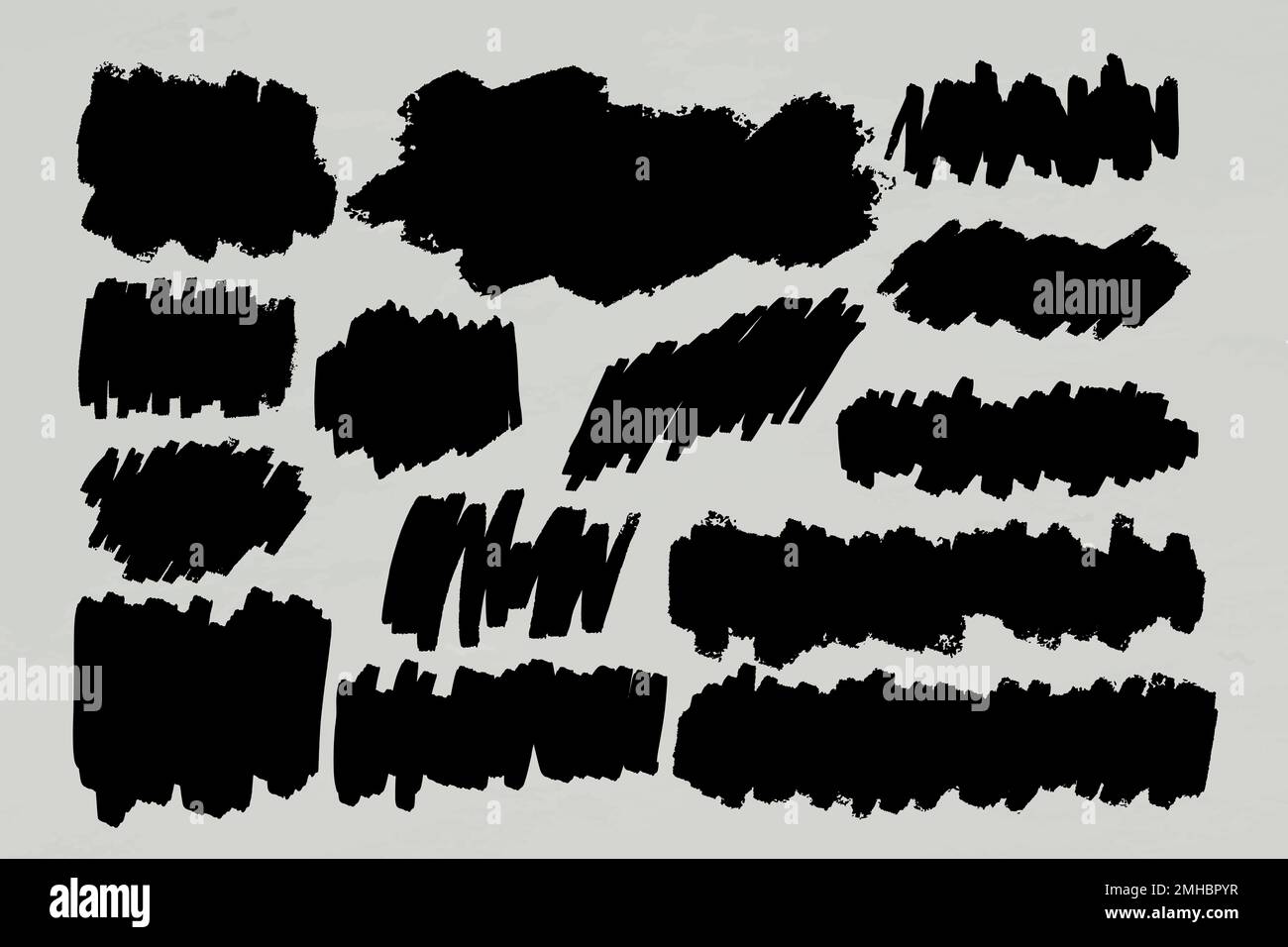 Black marker banner frame vector set Stock Vector Image & Art - Alamy