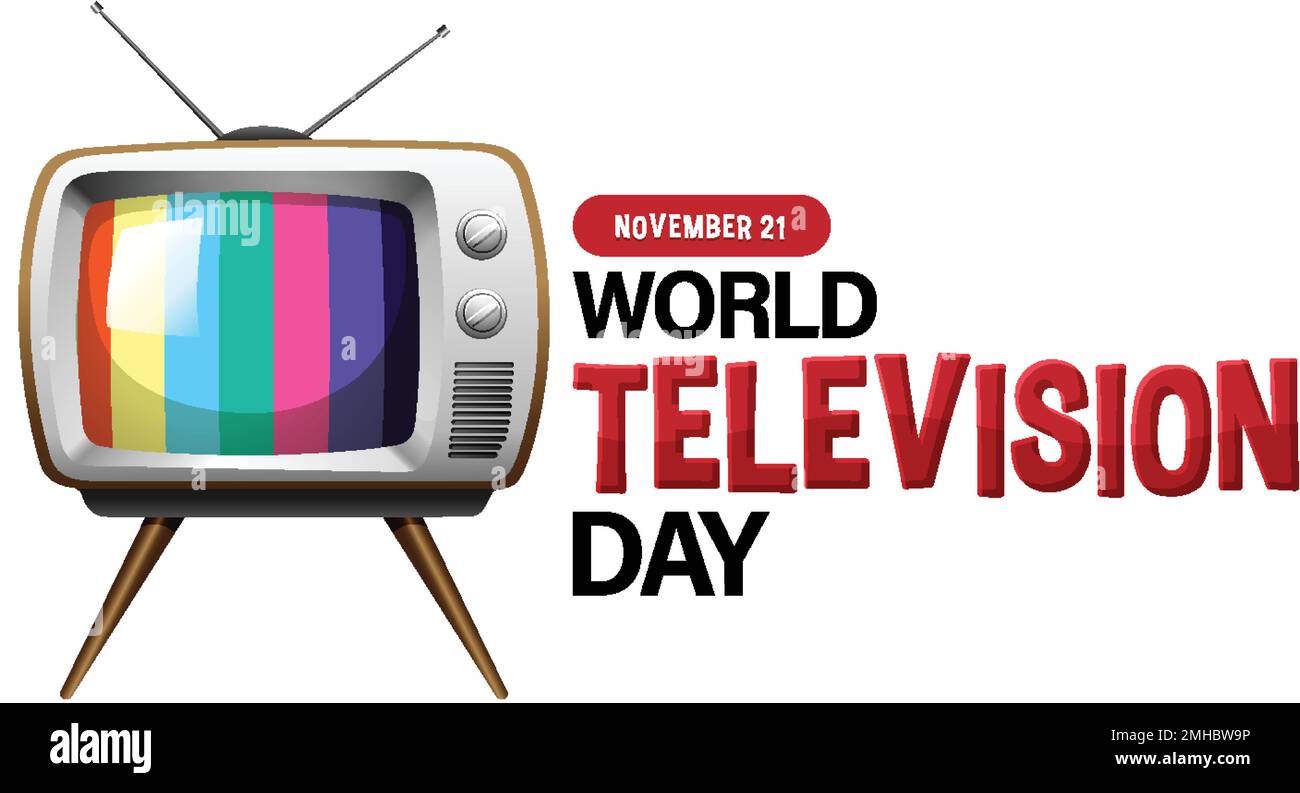 World television day poster design illustration Stock Vector Image ...