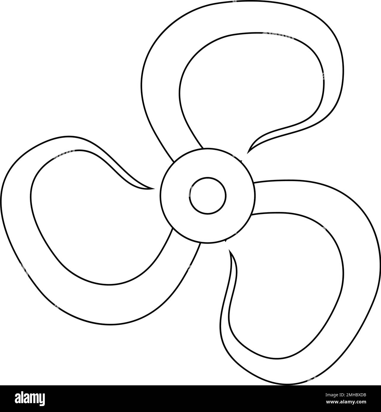 wind fan logo illustration design Stock Vector Image & Art - Alamy
